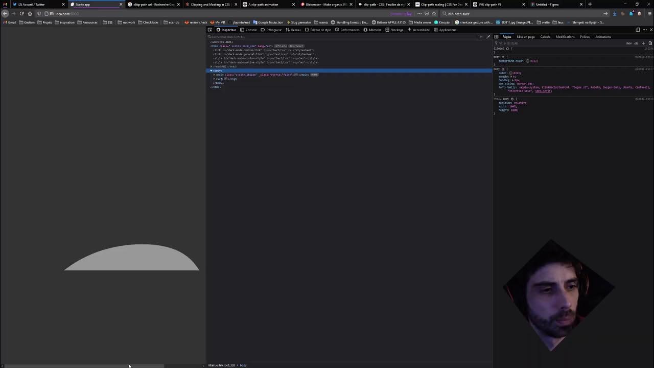 live coding: afficher une webcam stylé en HTML/CSS/JS via obs - YouTube
