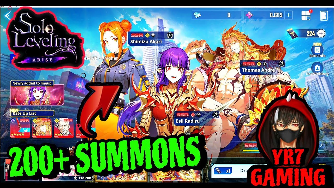 200+ MASSIVE SUMMONS 🥶🤯!! EXCLUSIVE SSR WEAPONS ANS HUNTERS 😈|| SLA ...