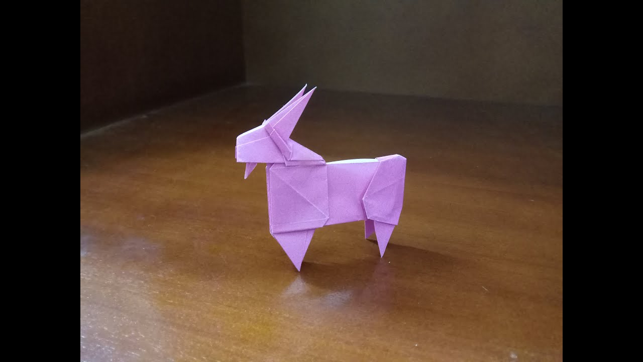 How To Make An Origami Goat - YouTube