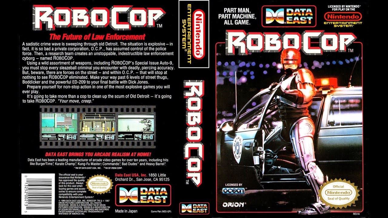 RoboCop | [NES, FAMICOM, DENDY] ПРОХОЖДЕНИЕ ИГРА СТРИМ 1988 RUS - YouTube