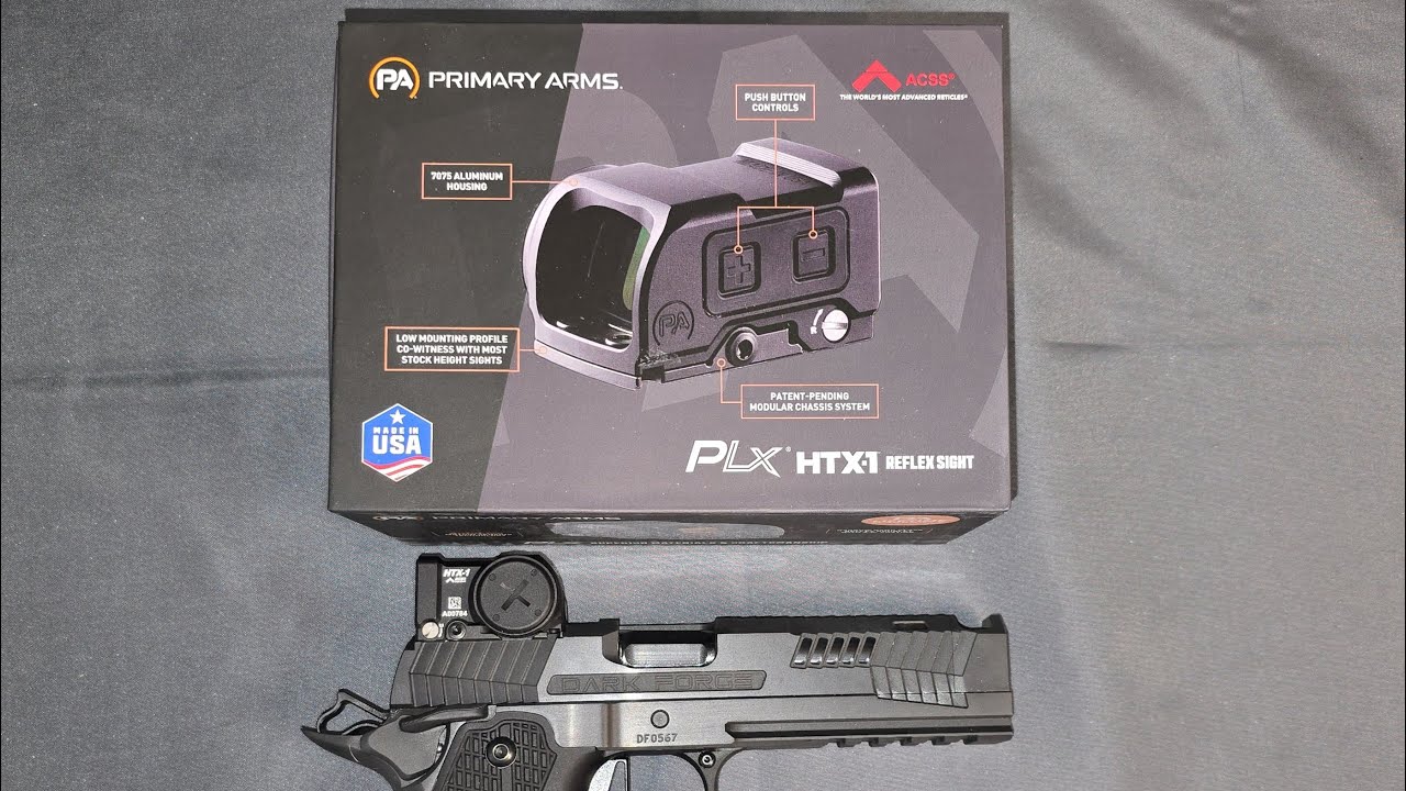 Primary Arms HTX-1 ACSS Red Dot- Unboxing, Install, and Initial Review ...