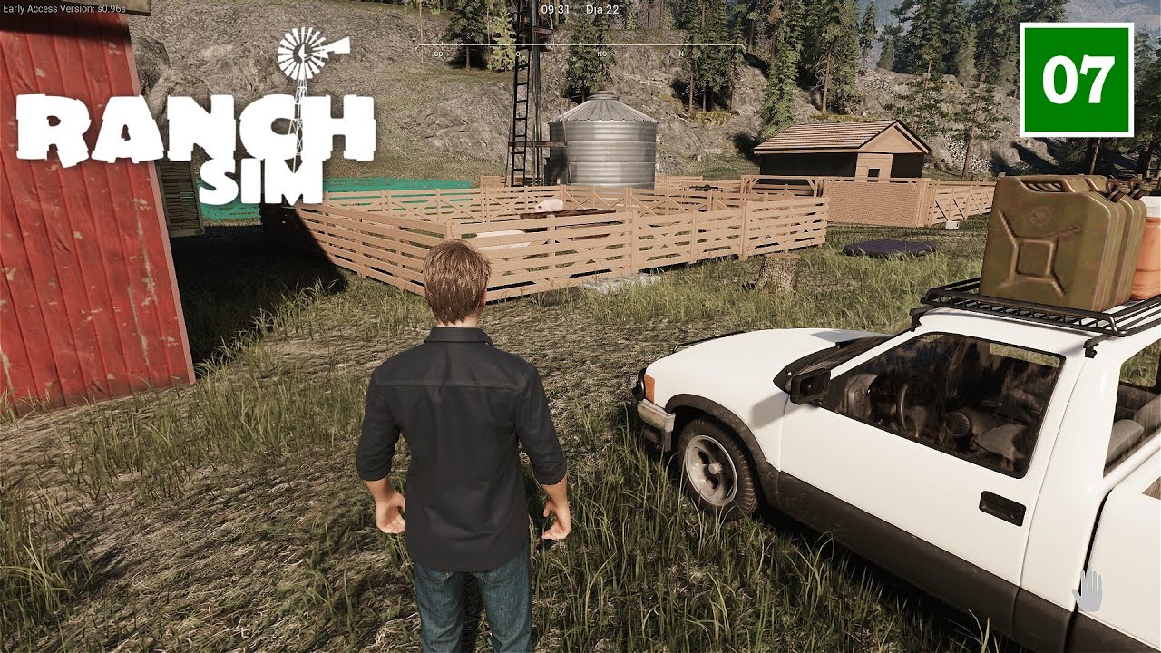 Iniciando a criação de Porcos, Cabras e Vacas | Ranch Simulator PC PT ...