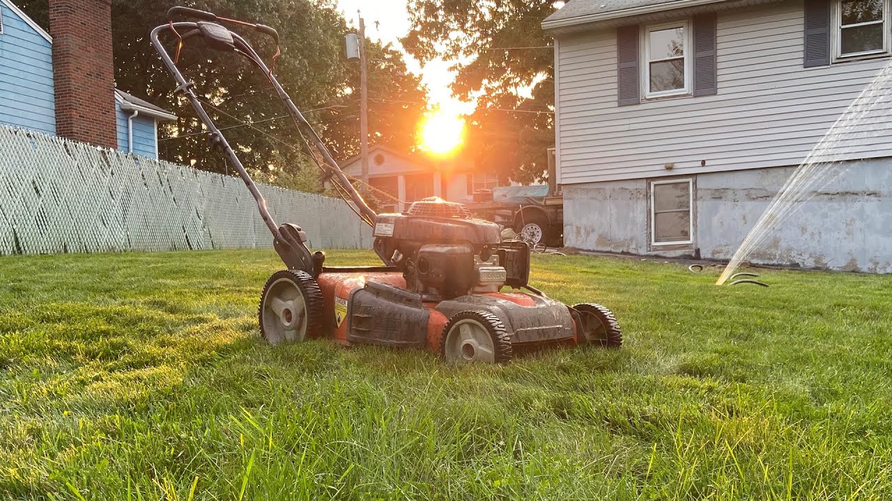 Mow & Weed-Wacking & Clearing Out the Stream - Early September - YouTube