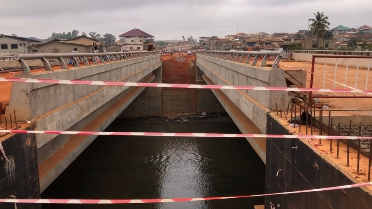 Live: Lake Road - Biggest Atonsu Sisai River Bridge & Road Construction ...
