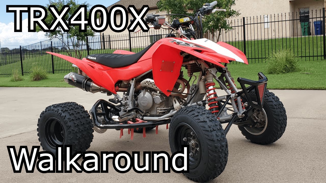 2013 Honda TRX400X Walkaround | Budget Build w/ Riding Footage - YouTube