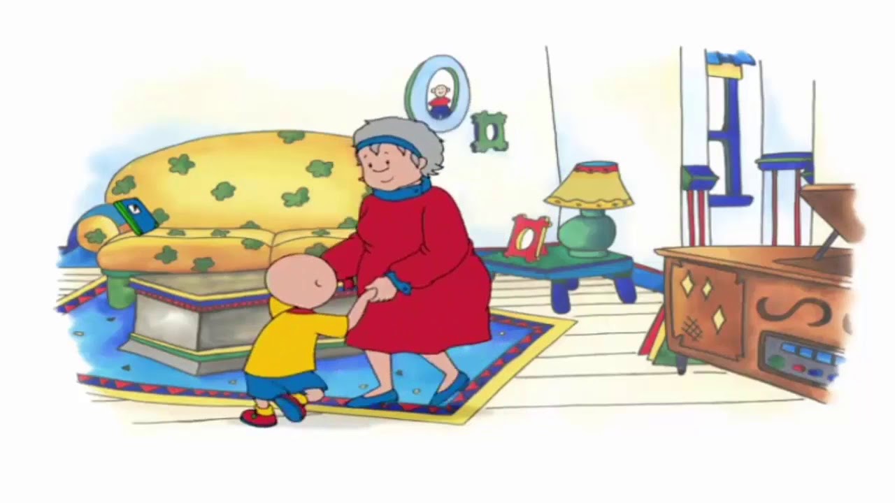 Caillou and his grandma dancing to Lil Pump - YouTube