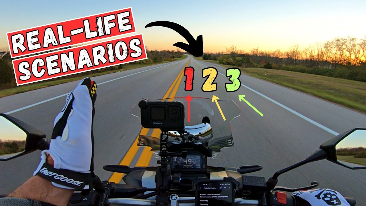 Lane Positioning for Riders 🚦🏍️ Why It Matters! - YouTube