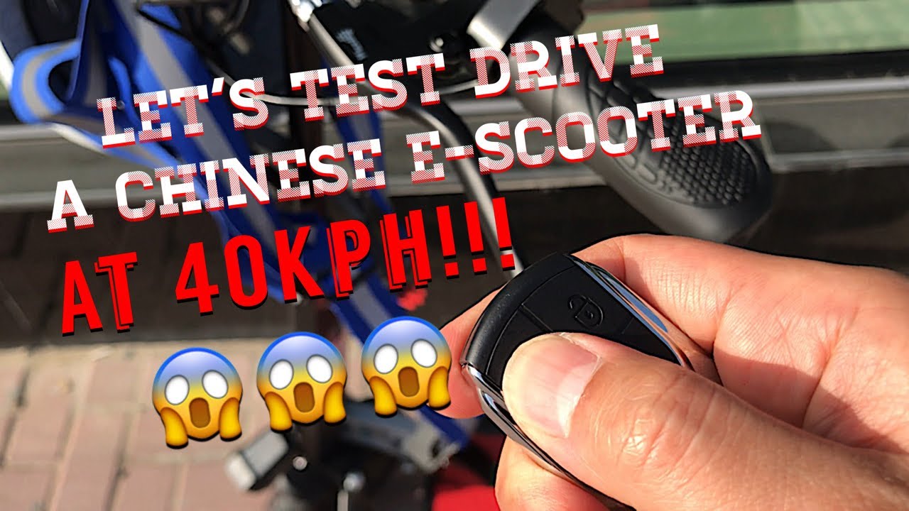 A CHINESE E-SCOOTER WITH AN ANTI-THEFT ALARM?! (E10 Folding Scooter ...