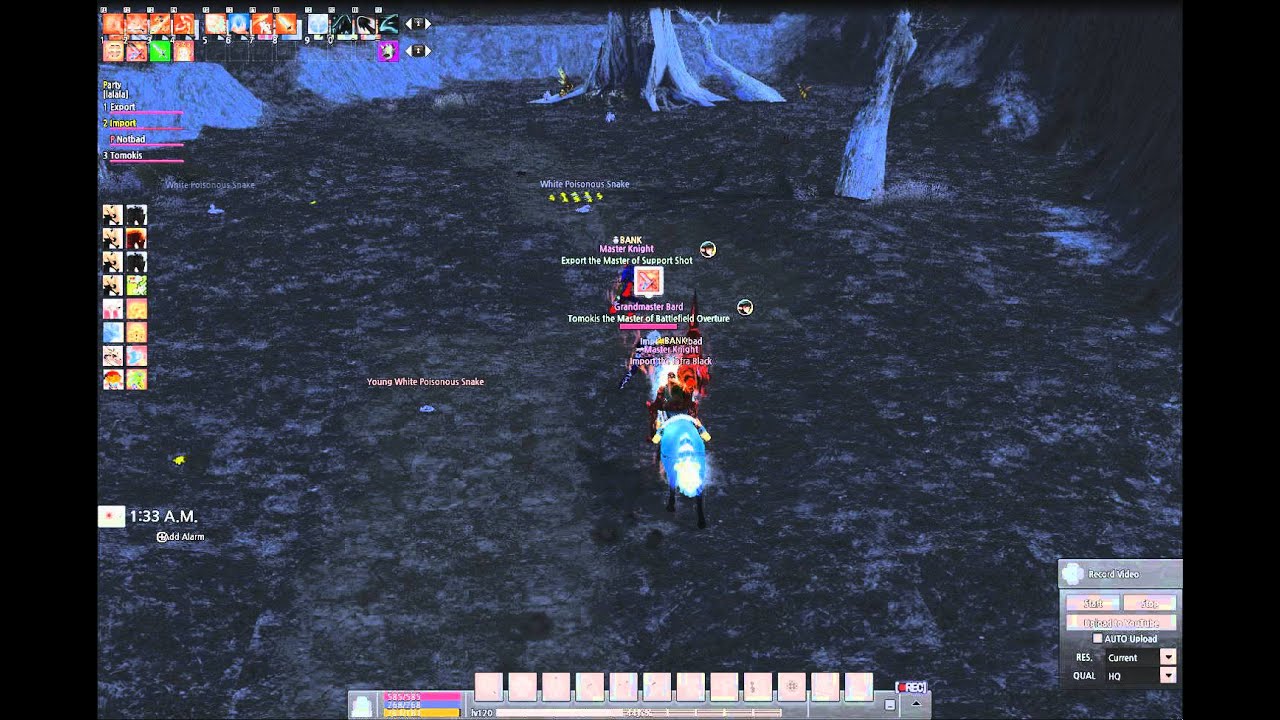 Mabinogi Alexina Import 932k Lance Charge Damage - YouTube