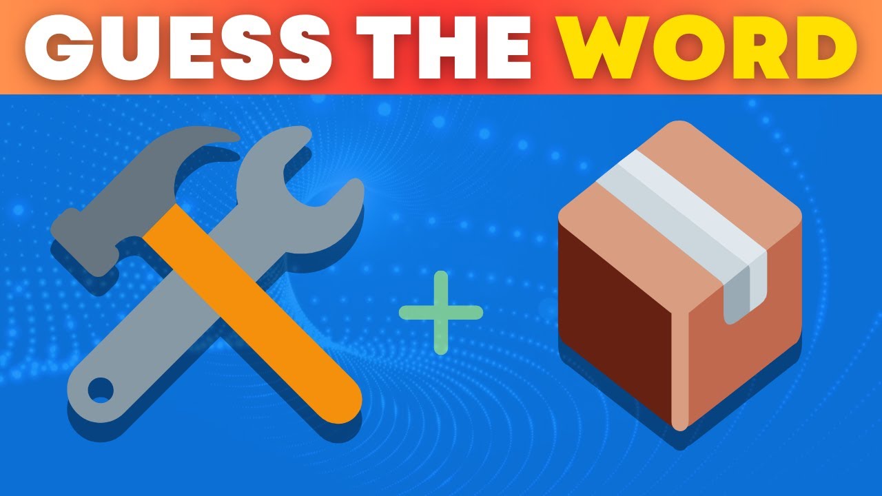 😊Easy Guess the Word by Emoji Quiz Challenge - YouTube