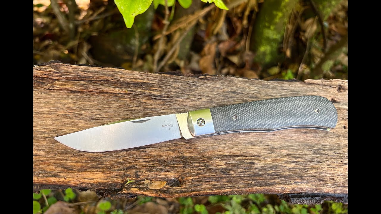 Boker Plus Bonfire: Gorgeous, Yet Flawed Gentleman Carry. - YouTube