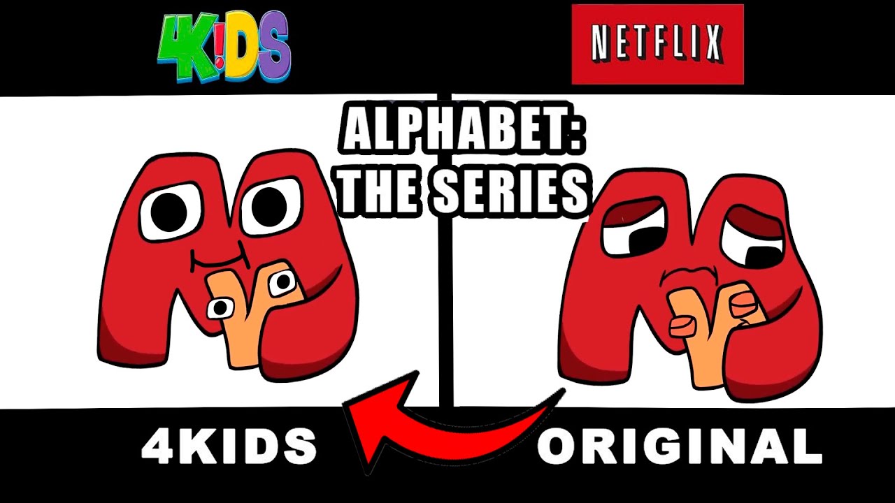 4KIDS Censorship in Alphabet Lore Part1 - YouTube