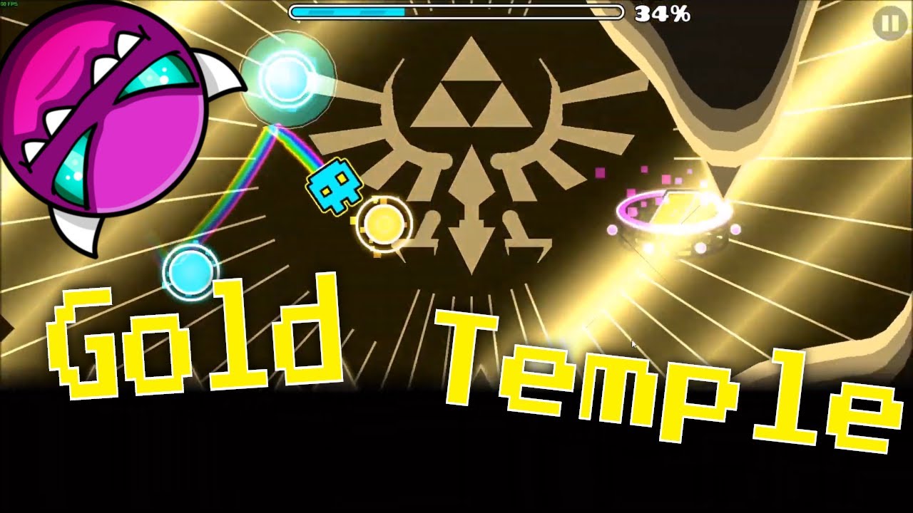 Gold Temple - (Geometry Dash) - YouTube