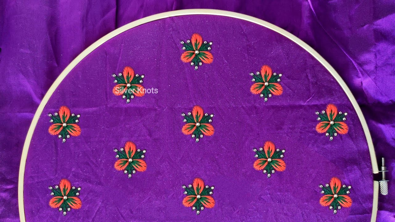 Beautiful all over butta design for stitched blouse | Small motif ...