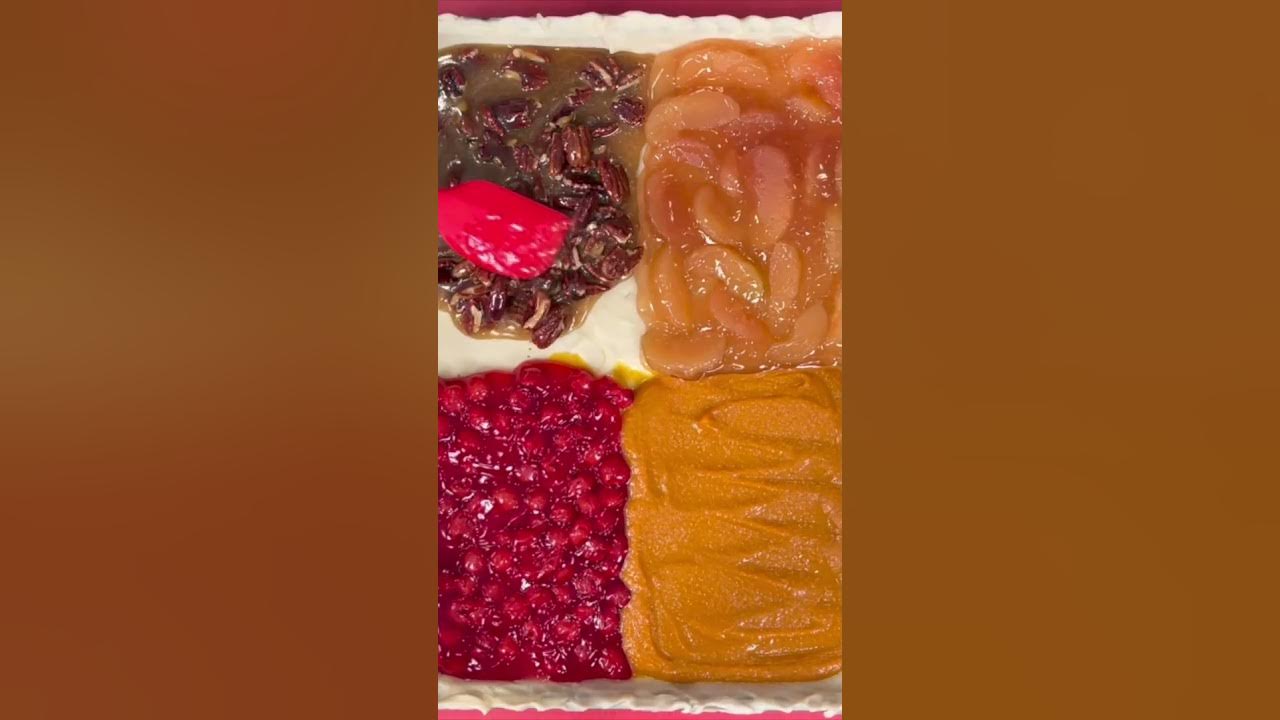 4 Flavor Sheet Pan Pie! 😲 #recipe #easyrecipe #baking - YouTube