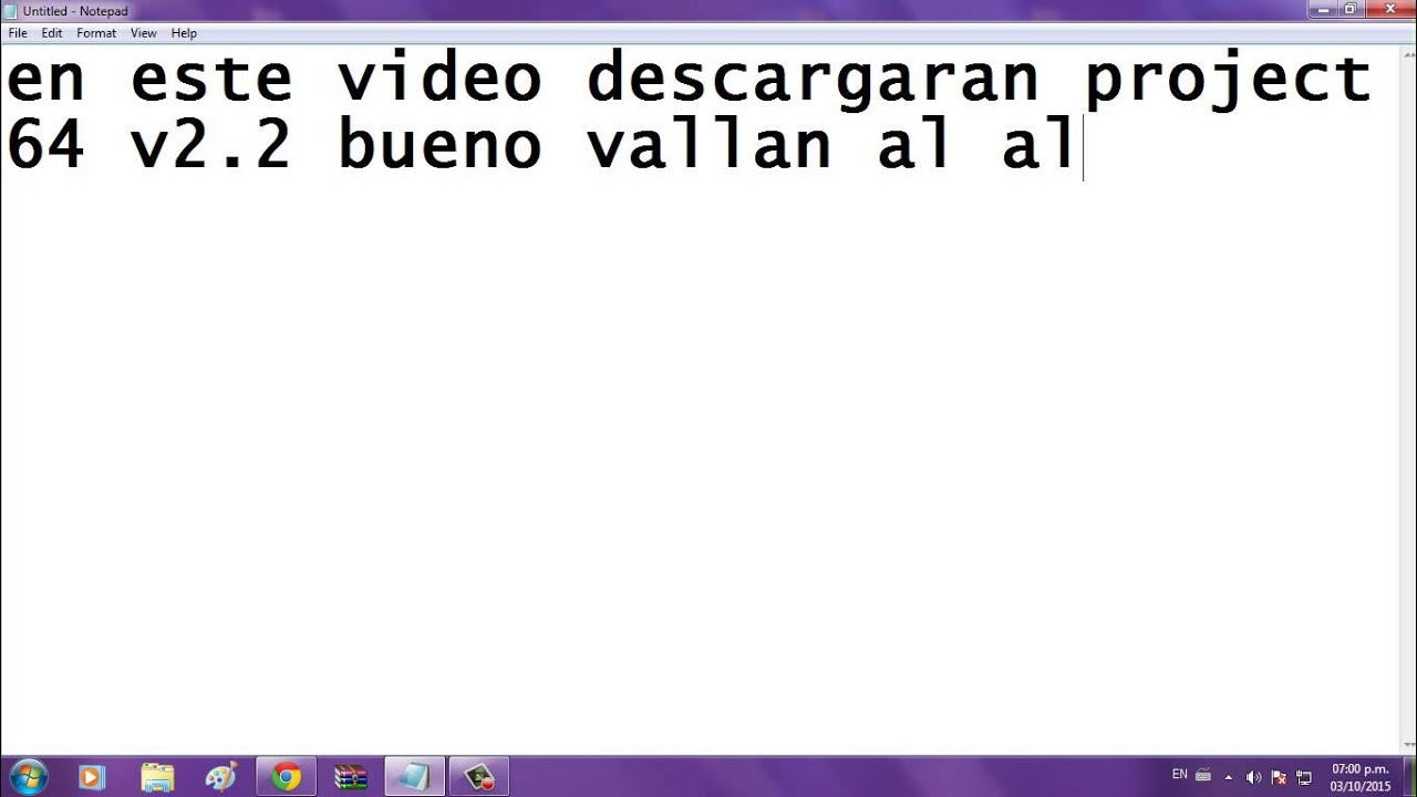 como descargar project64 v2.2 - YouTube