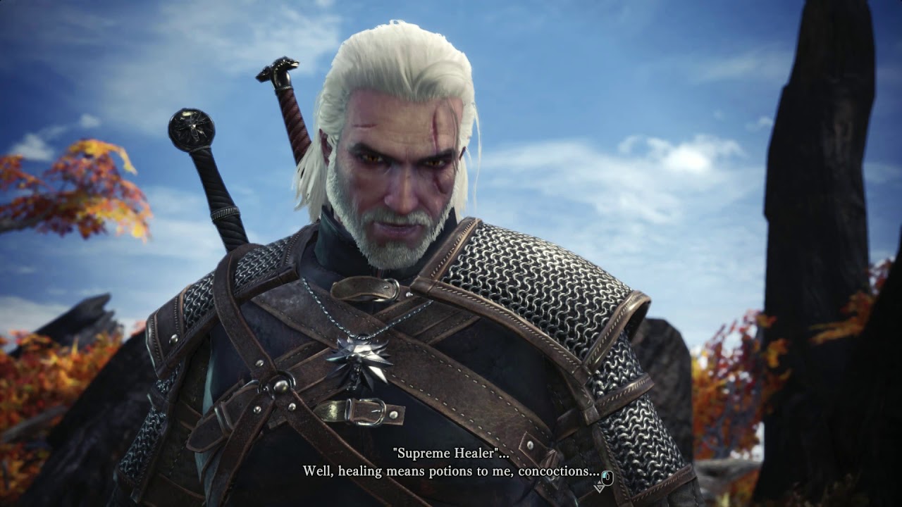 Monster Hunter World:Witcher Collab - YouTube