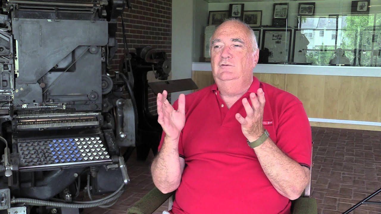 Ed Waters gives advice to up-and-coming journalists. - YouTube