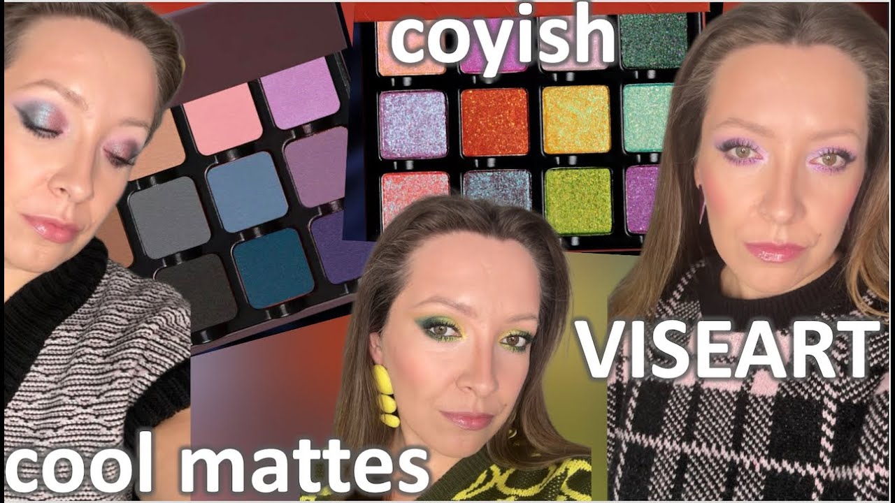 VISEART COYISH и COOL MATTES Обзор, все оттенки на глазах/ Marigudik ...