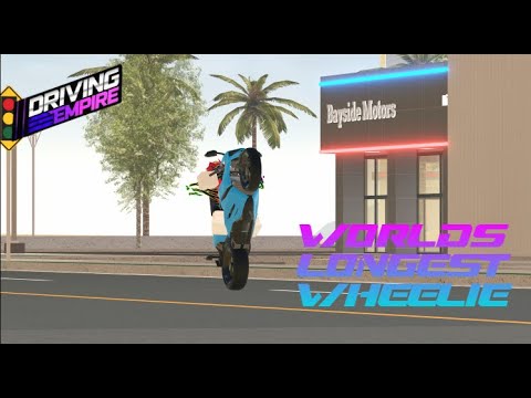 Worlds Longest Wheelie!! ||Roblox Driving Empire|| - YouTube