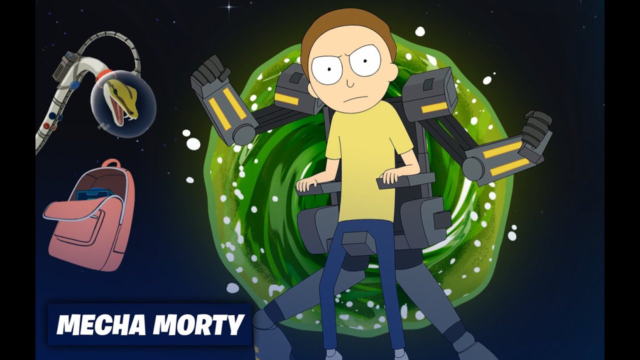 MECHA MORTY in Fortnite - YouTube