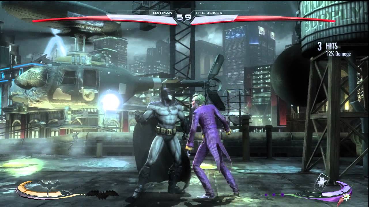 Injustice Gods Among Us: Arkham City Batman vs. Arkham City Joker (DLC ...