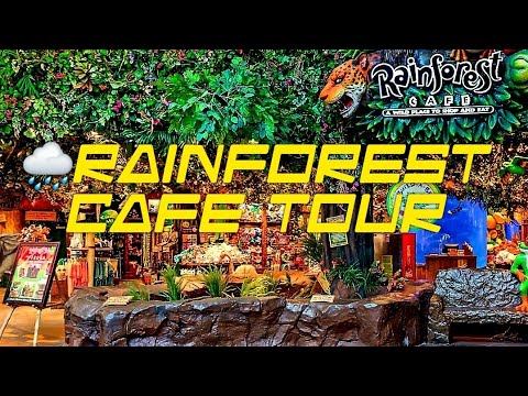 Journey with us through the RainForest Cafe in Grapevine, TX! - YouTube