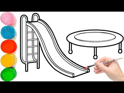 How to draw slide in playground ||Draw with Maria - YouTube