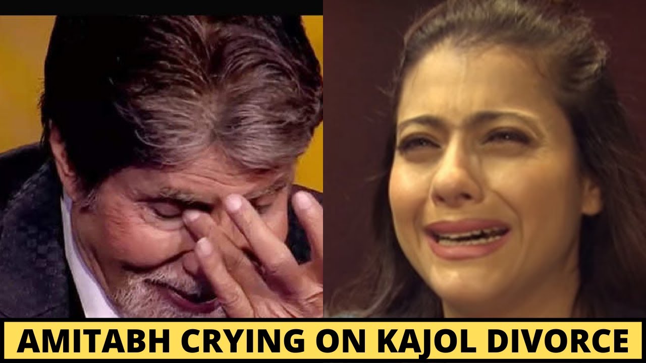 Amitabh Bachchan Crying On Kajol And Ajay Devgan Divorce - YouTube