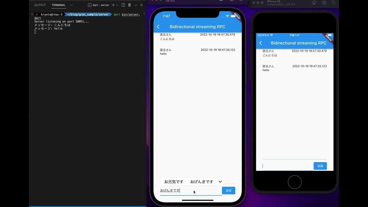 ④【Flutter】gRPCを使ってAPI通信を実装する【後編】 - YouTube