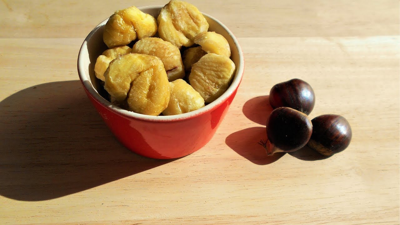 Πως ξεφλουδίζουμε τα Κάστανα Πανεύκολα-Ο Καλύτερος Τρόπος - YouTube