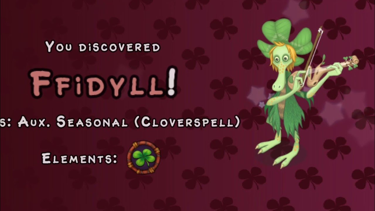 How to breed Ffidyll on Faerie island (Breed: Pladdie + Floot Fly ...