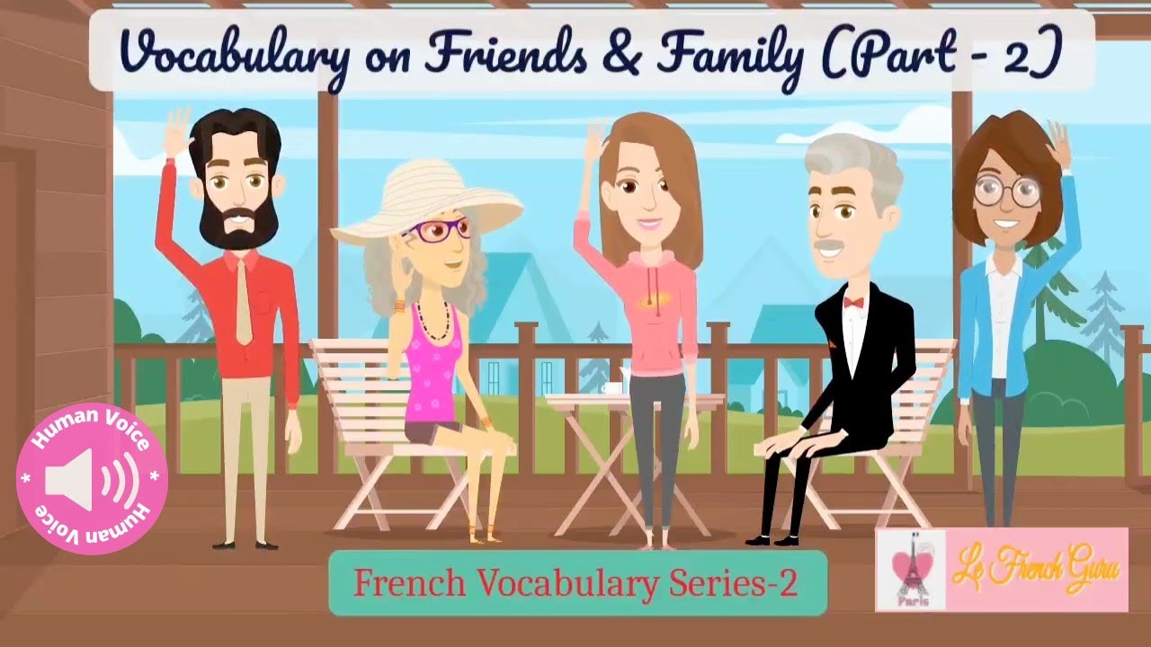 How to describe various "Relations" in French? 🇫🇷 Learn daily use ...