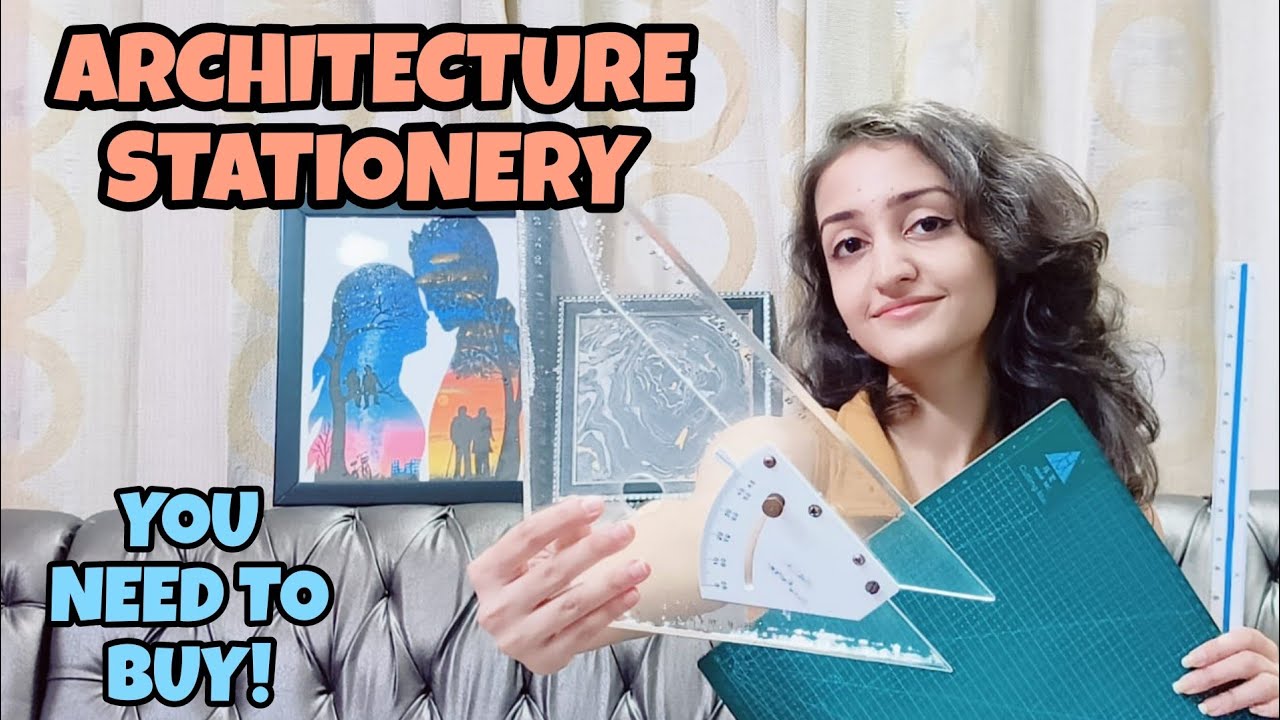 ARCHITECTURE STATIONERY HAUL | Stationery you need to buy for ...