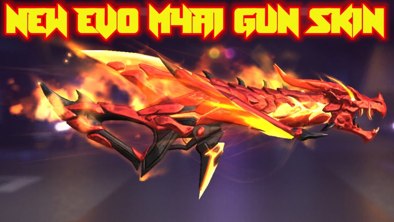 FREE FIRE NEW EVO M4A1 GUN SKIN || M4A1 EVO NEW GUN SKIN || FREE FIRE ...
