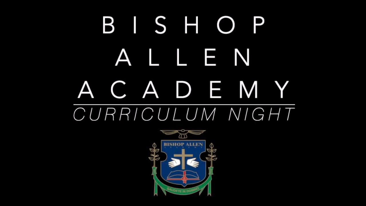 Bishop Allen's Virtual Curriculum Night 2020 - YouTube