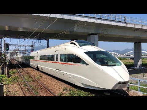 小田急ロマンスカー VSE編成追いかけっこリレー とGSE MSE EXE - YouTube