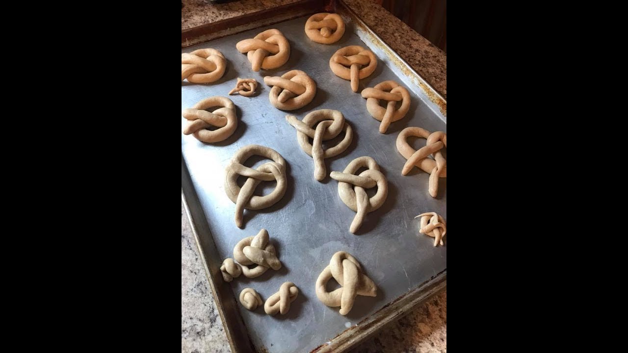 4-27-18 Making Pretzels and Cooking for a Meal Train - YouTube