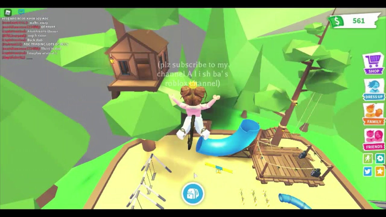 Hi, Today we are playing adopt me and looking at different landmarks ...