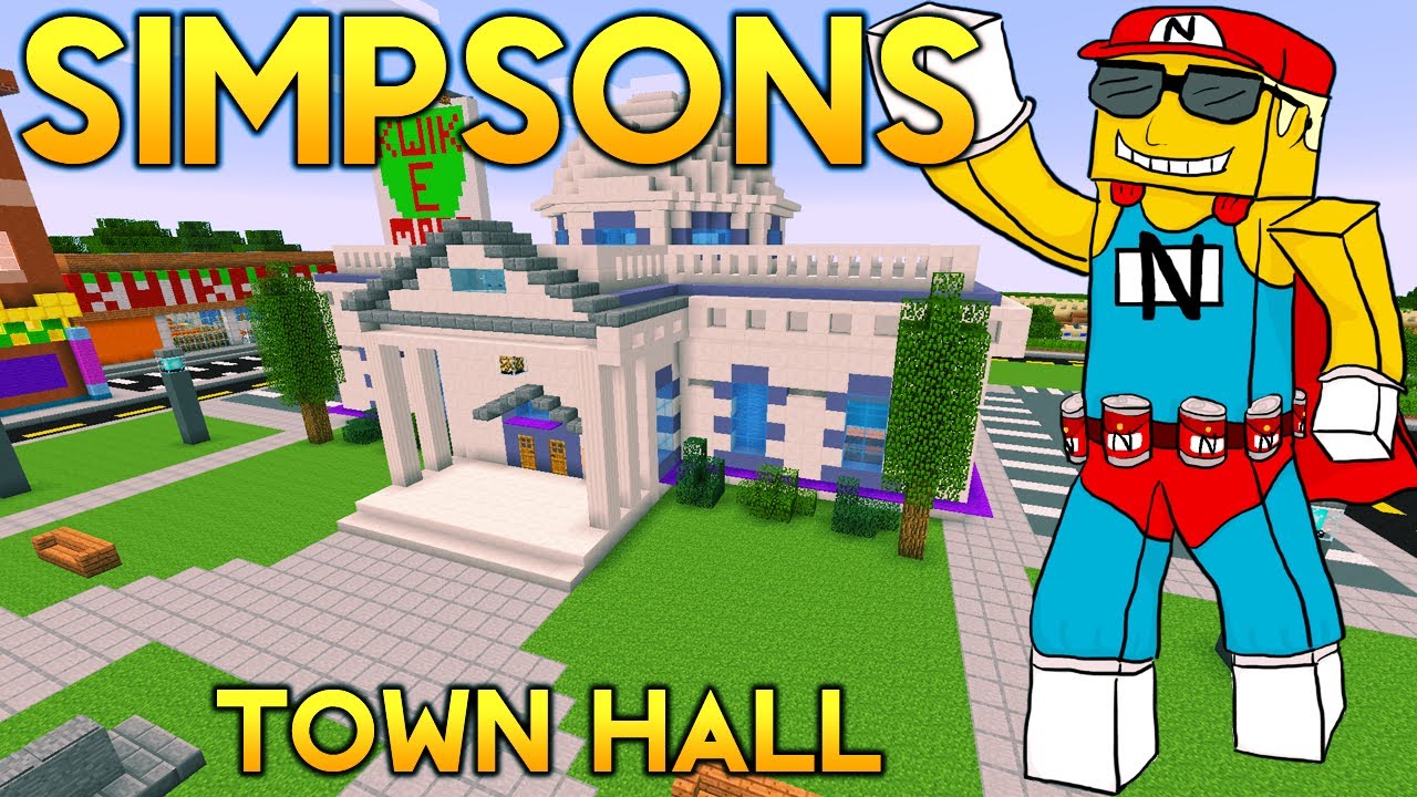 Minecraft Springfield S02: Town Hall Retour & Red Blazer Realty Tour ...