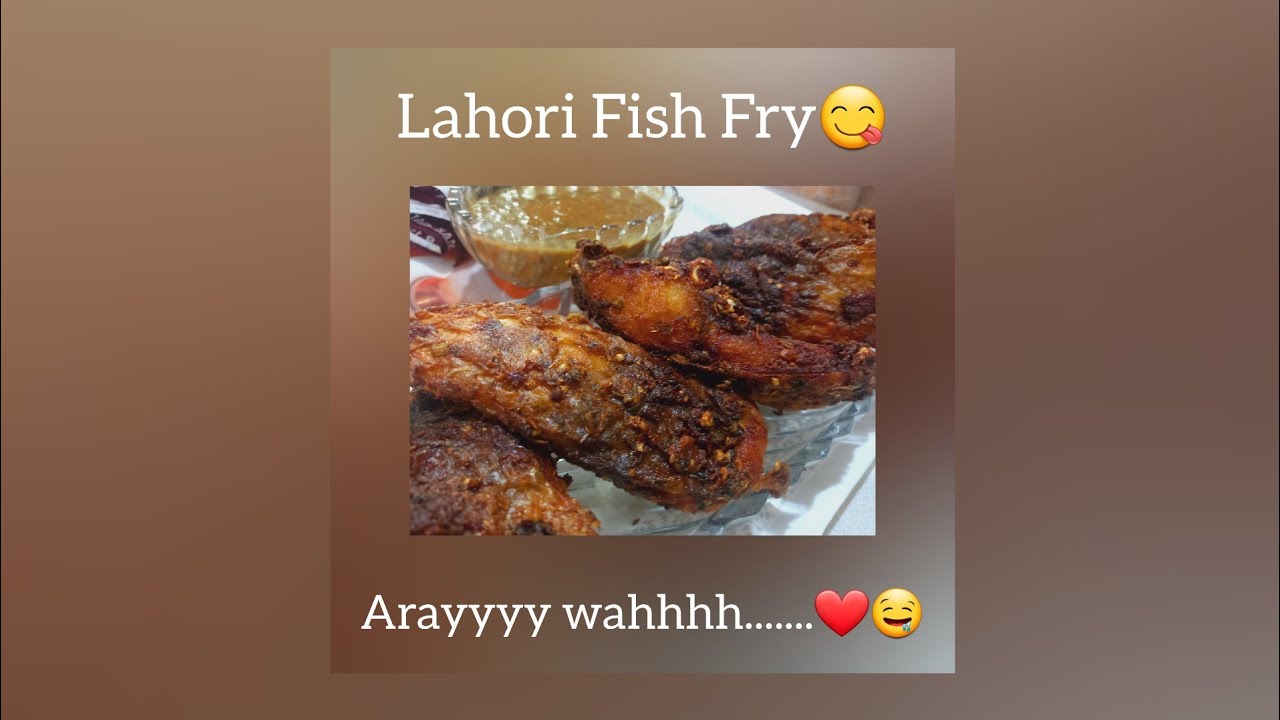 Lahori Fish Fry Recipe 🐟😋 with Imli ki chutni 😋|Weekend Rewind - YouTube