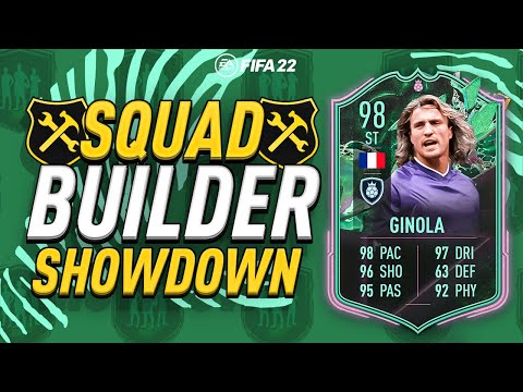 SQUAD BUILDER SHOWDOWN SHAPESHIFTER GINOLA! FIFA 22 ULTIMATE TEAM
