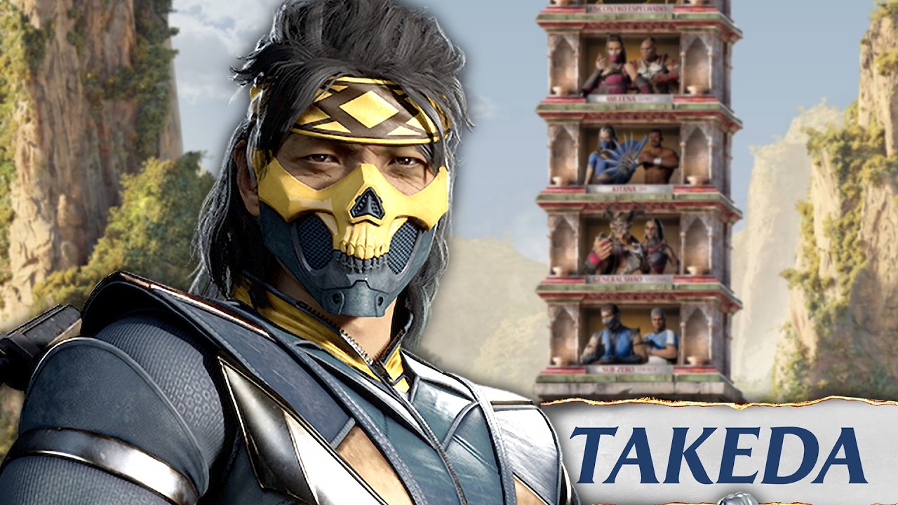 MK1 Takeda Gameplay (Very Hard) Arcade Tower | Mortal Kombat 1 - YouTube