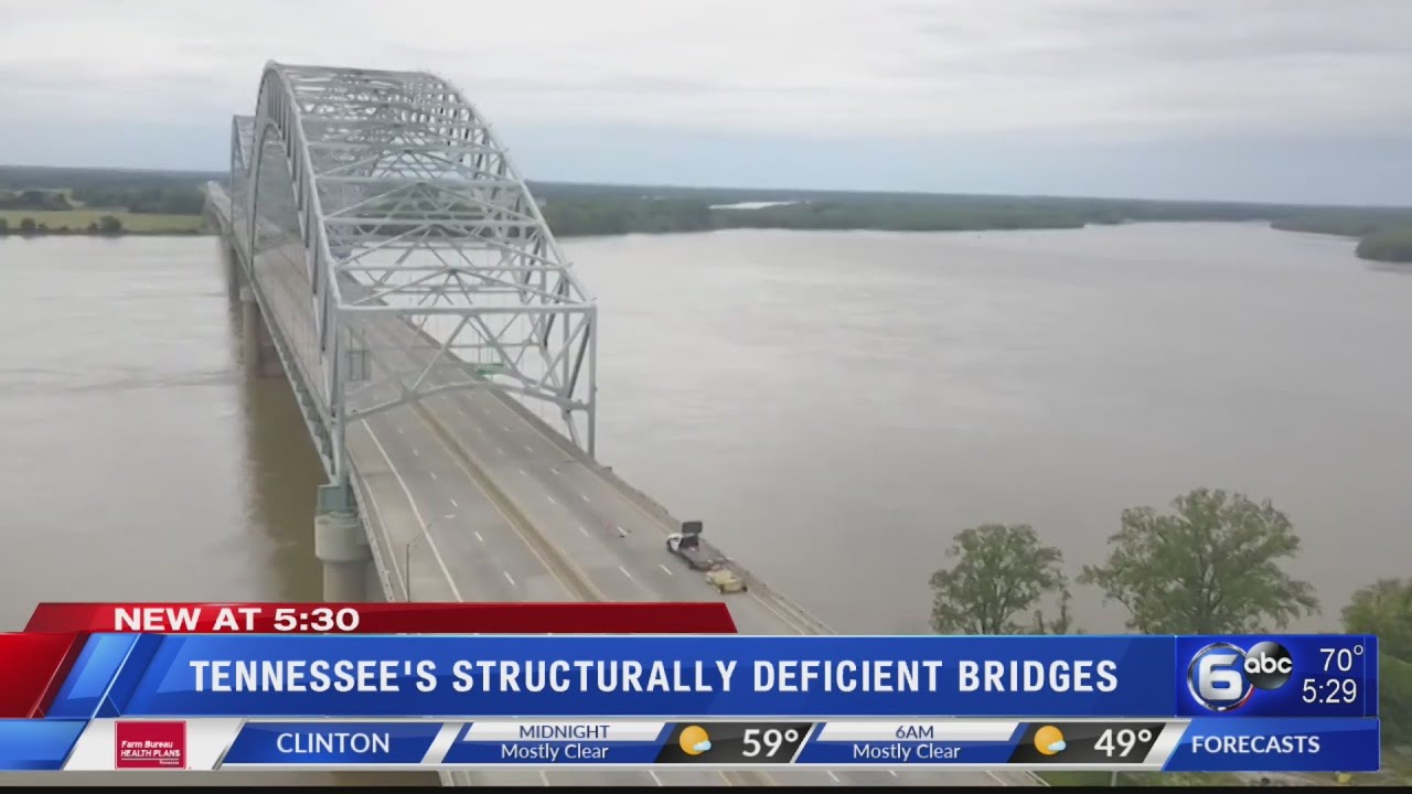 Tennessee infrastructure magnified after crack in I-40 bridge found ...