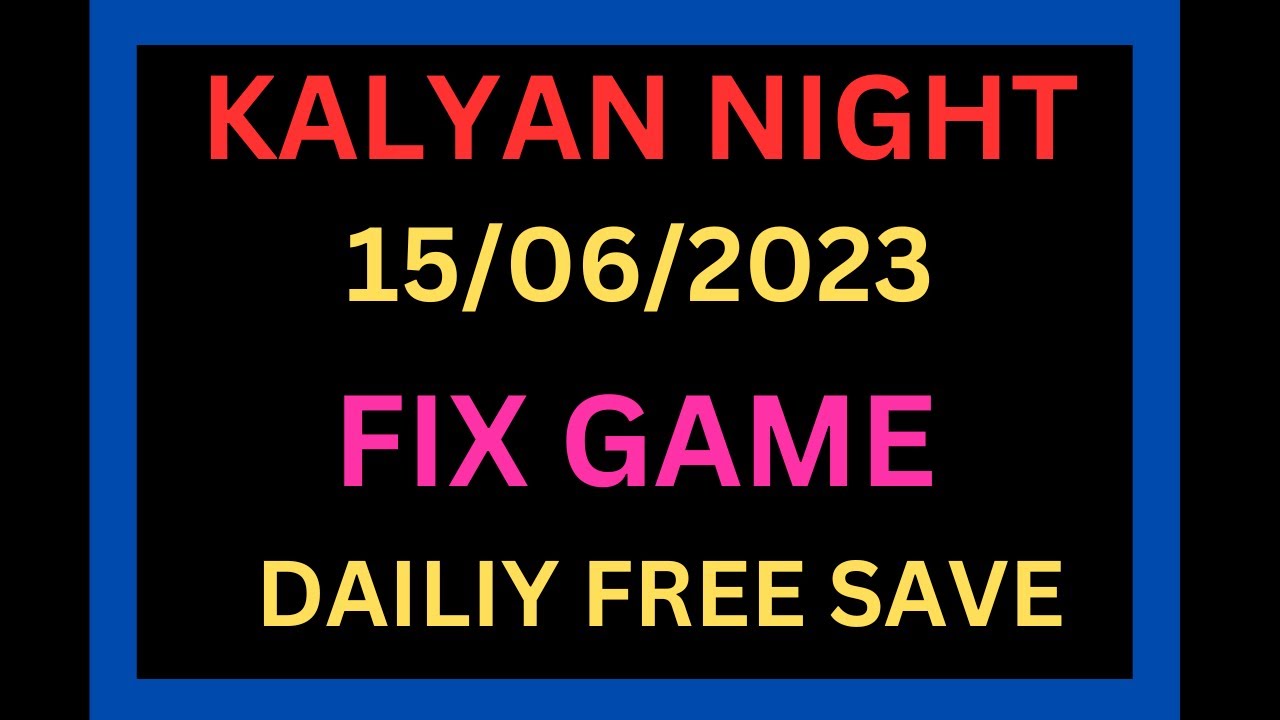 𝐊𝐚𝐥𝐲𝐚𝐧 NIGHT 𝐒𝐚𝐭𝐭𝐚 𝐌𝐚𝐭𝐤𝐚 15/06/2023 | 𝐒𝐭𝐫𝐨𝐧𝐠 𝐉𝐨𝐝𝐢 𝐓𝐨𝐝𝐚𝐲 | 𝐊𝐚𝐥𝐲𝐚𝐧 NIGHT ...