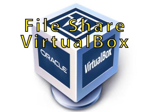 How to use file share Oracle Virtual box - YouTube