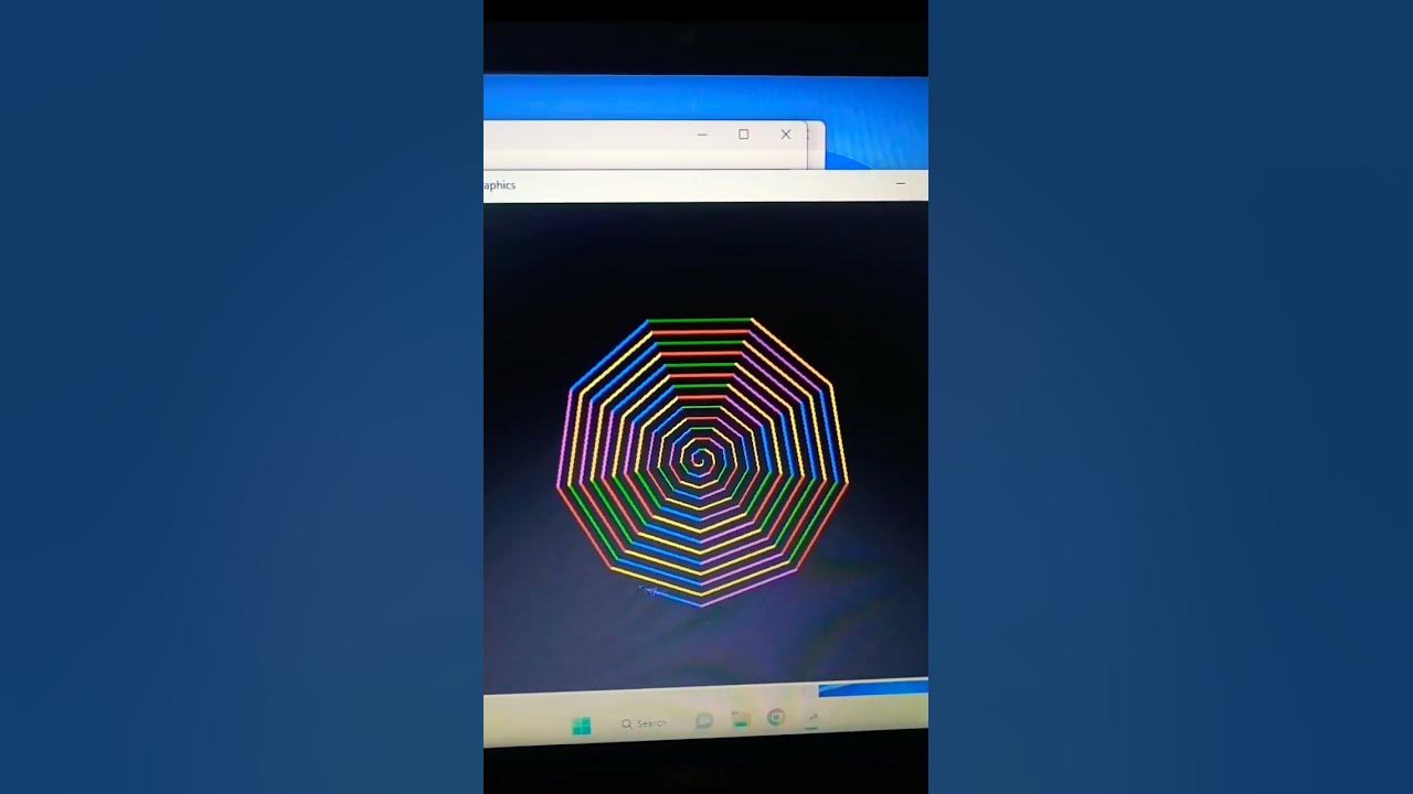 Rainbow Benzene 😎 Python Turtle Shorts Youtubeshorts Shortsfeed Python Code Turtle Youtube