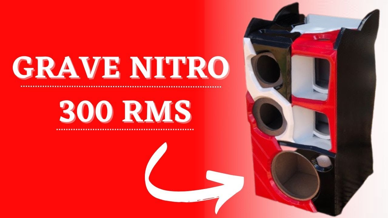 SUPER COMPACTA! Bob para grave de 8 e médios de 6 com pintura laqueada - YouTube