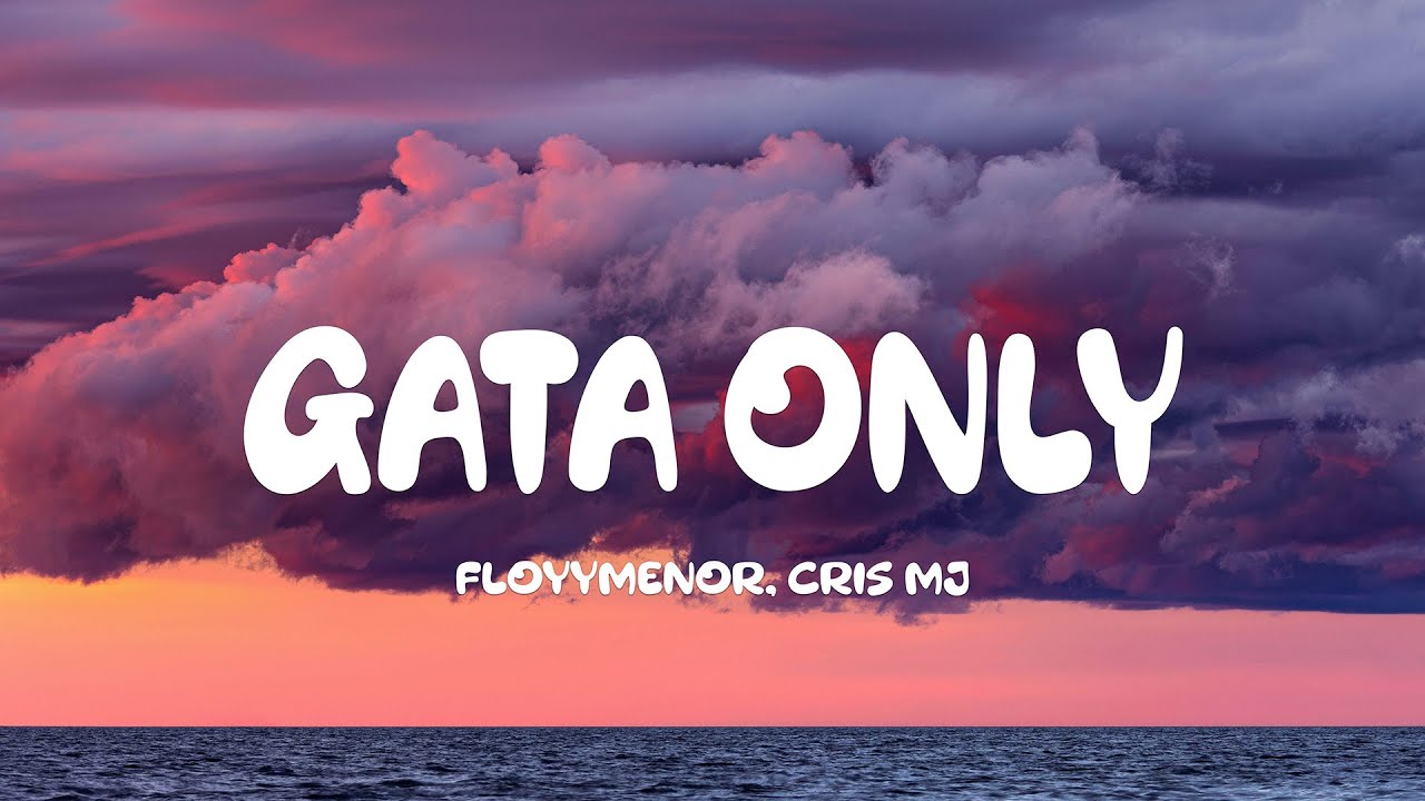 FloyyMenor - GATA ONLY ft. Cris MJ (Letra/Lyrics) - YouTube