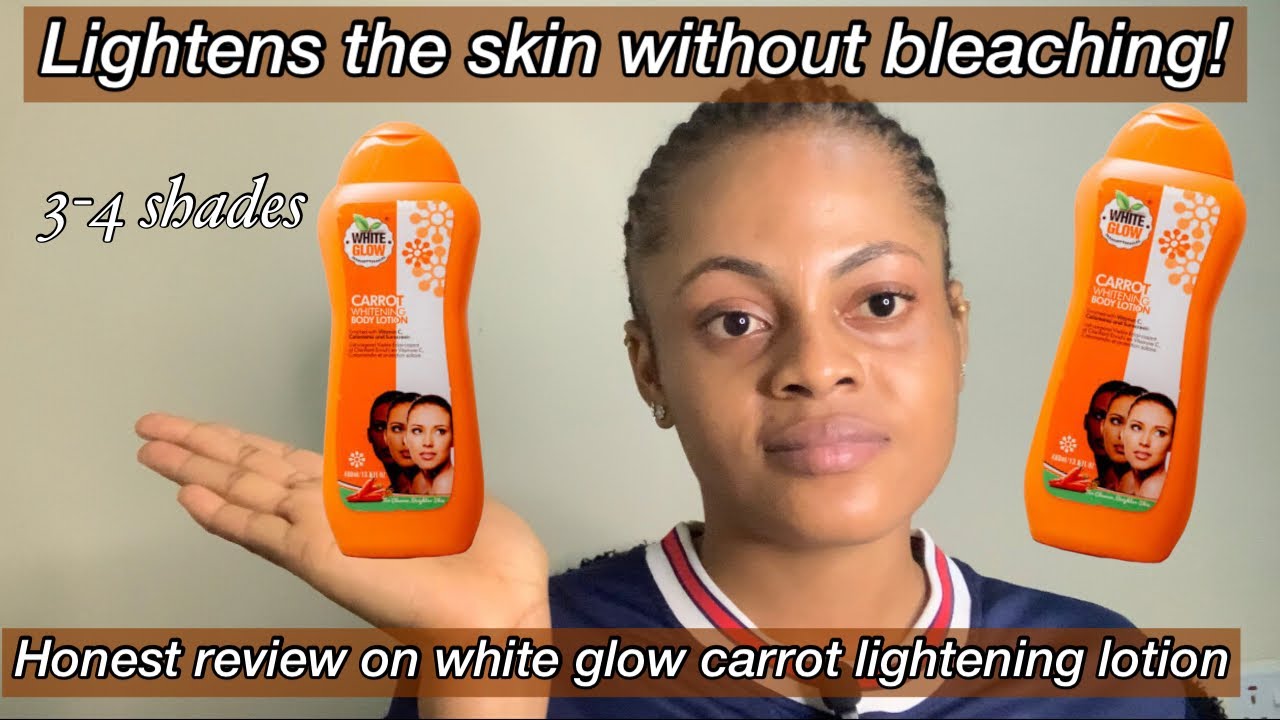 Honest review on white glow carrot lightening lotion | for all skin ...
